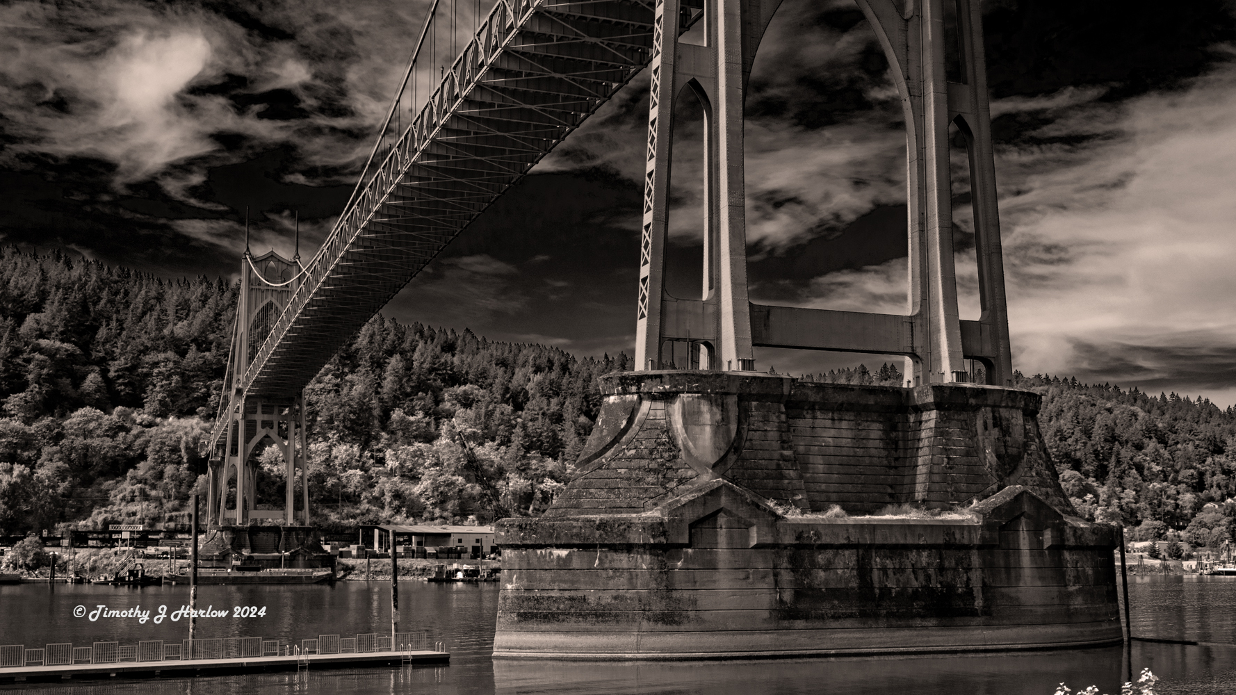 The Gothic Charm of St. Johns Bridge in Portland – Tim's Viewpoints ...